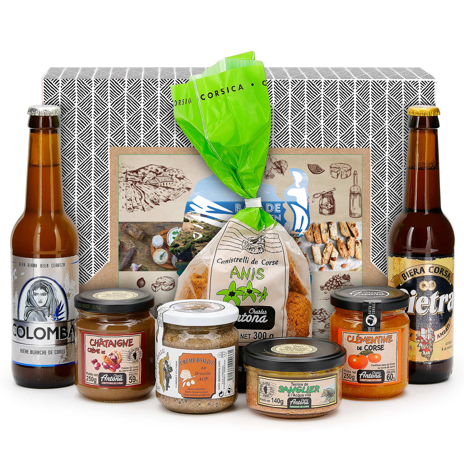 Coffret gourmand Balade en Corse - BienManger Paniers Garnis