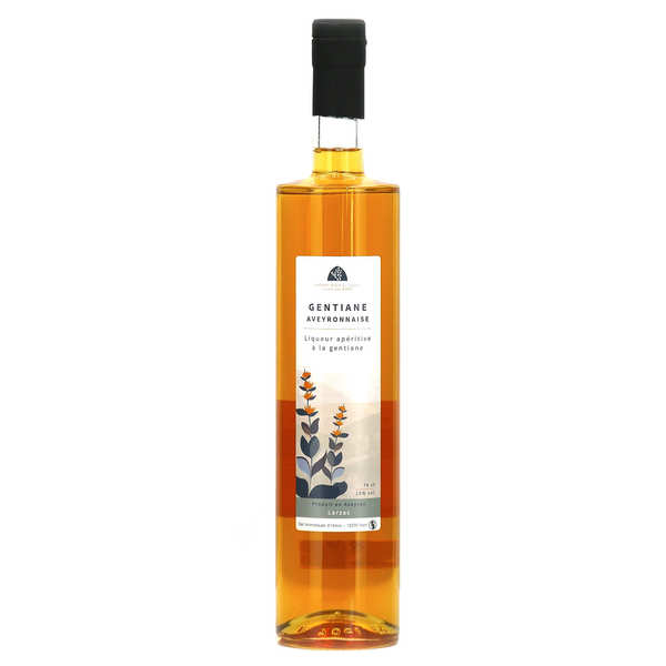 gentiane liquor from Aveyron - Aromatiques du Larzac - Ferme des Homs