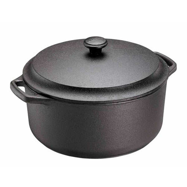 Cast iron casserole dish with glass lid - 4l